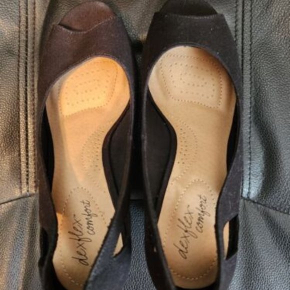 dexflex comfort | Shoes | New Dexflex Comfort Wedge Shoe Peep Toe Cork ...